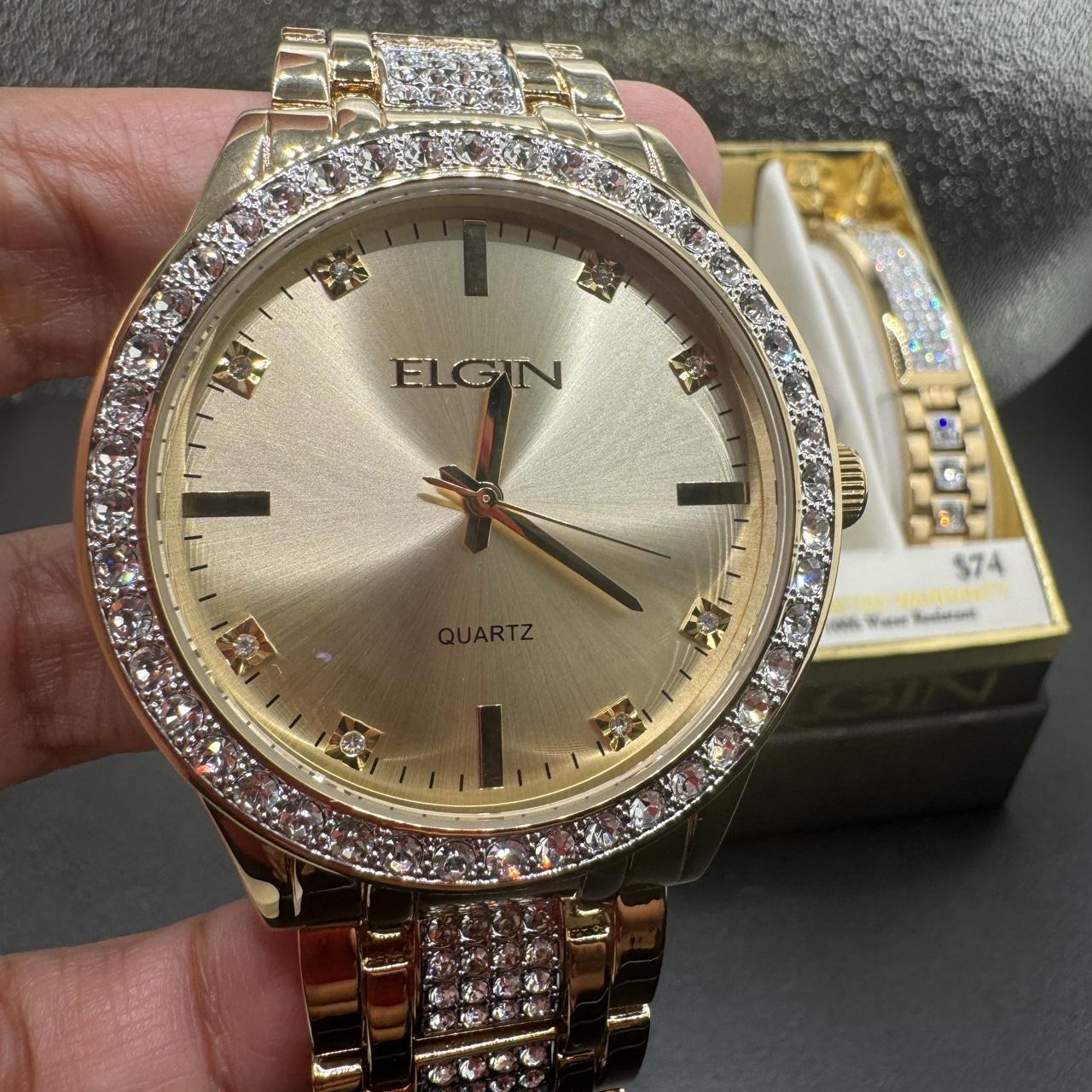 Elgin Men Watch or Oversized 45mm Wide Diameter ,... - Depop