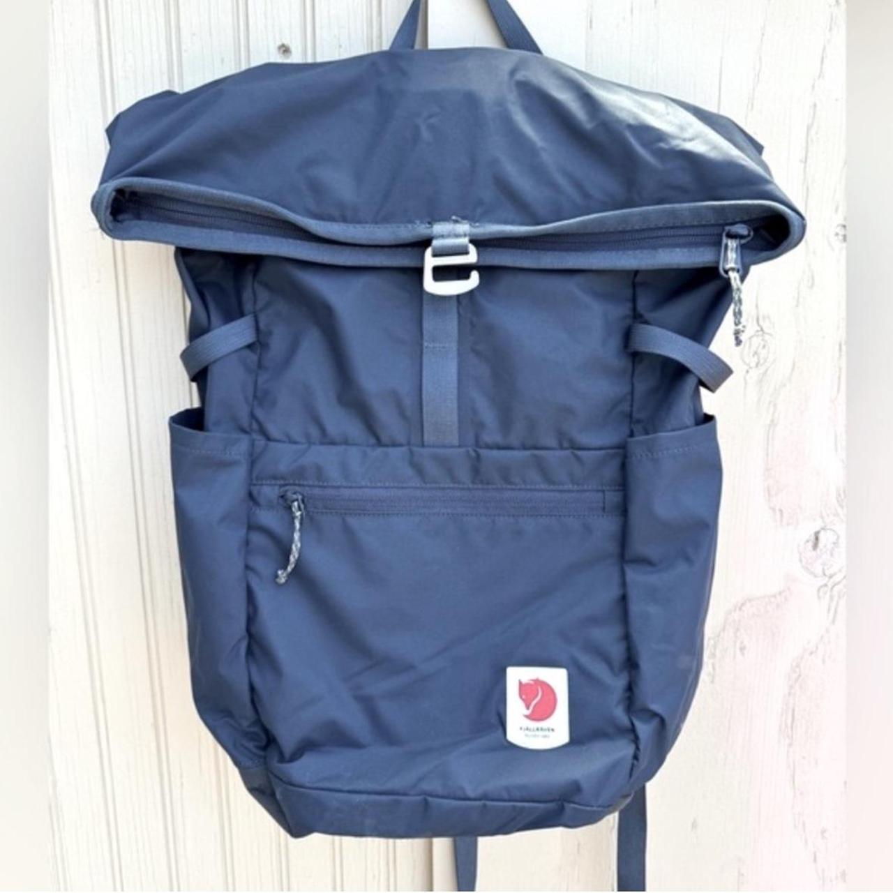 Fjällräven High Coast Fold-Top backpack in blue... | Depop