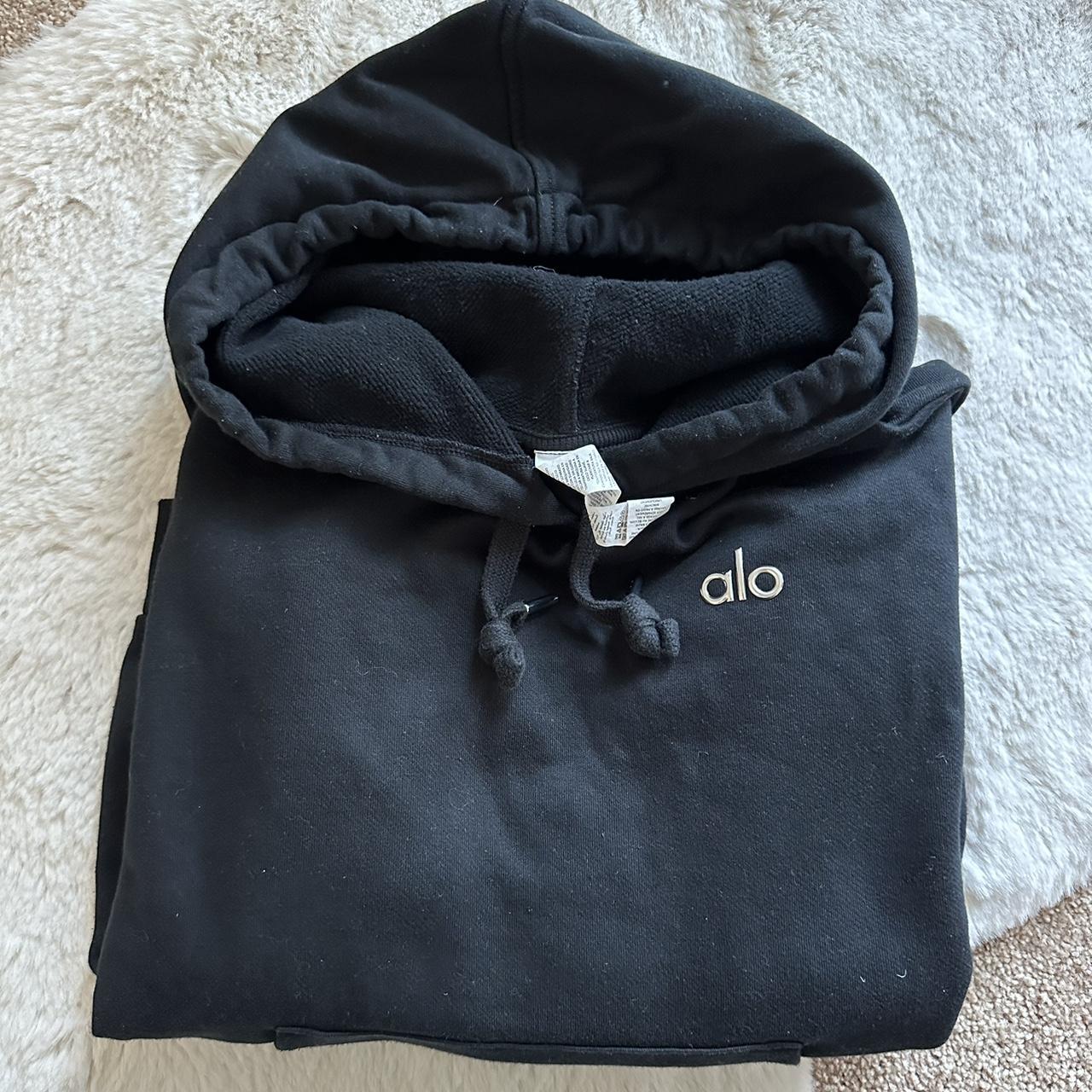 Alo Accolade Black hoodie in size XXS (these are... - Depop