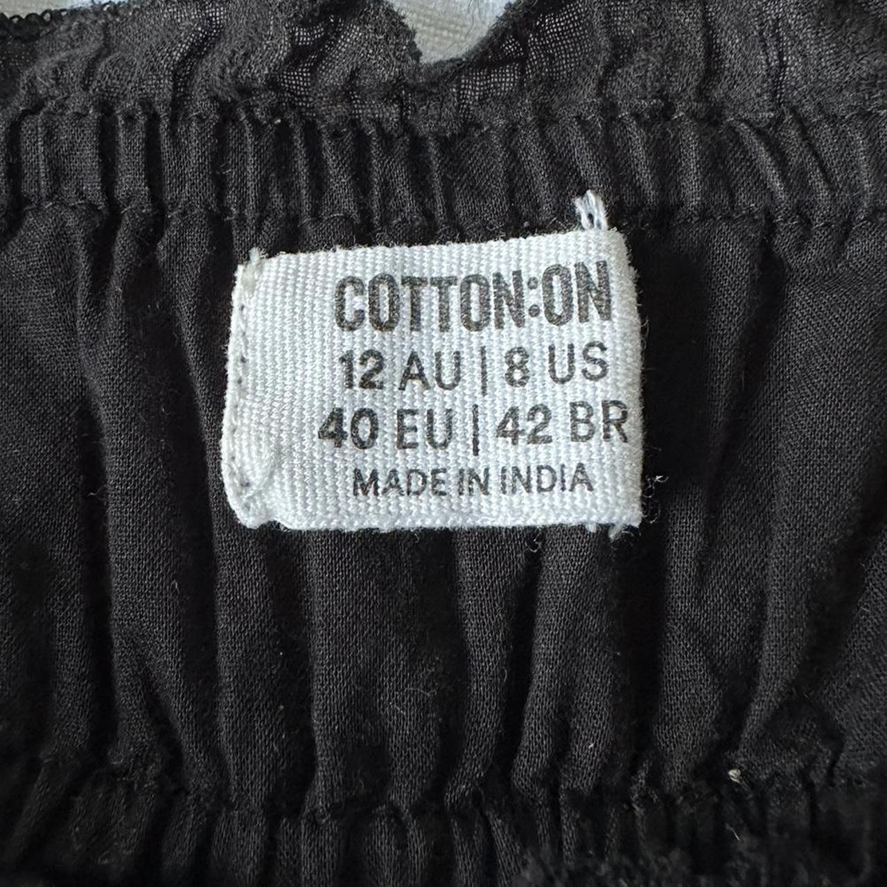 Cotton On black tiered mini dress in great... - Depop