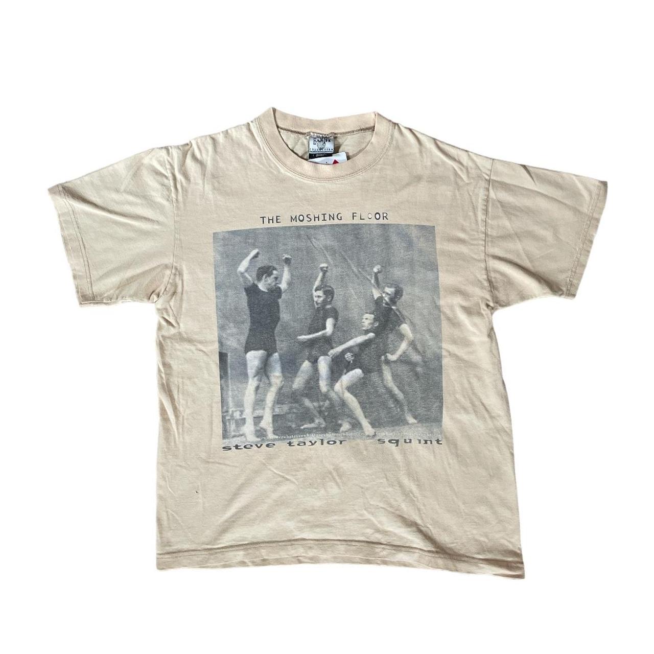 Vintage 1994 The Moshing Floor band signed tour tee... - Depop