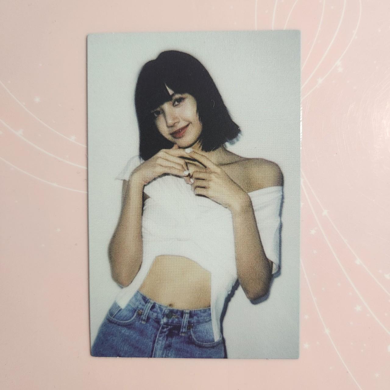 Blackpink The Album Lisa photocard good condition... - Depop