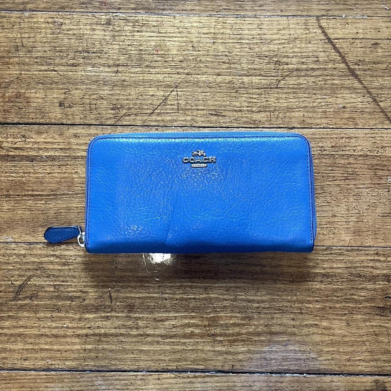 Blue Coach purse #coach #wallet #purse - Depop