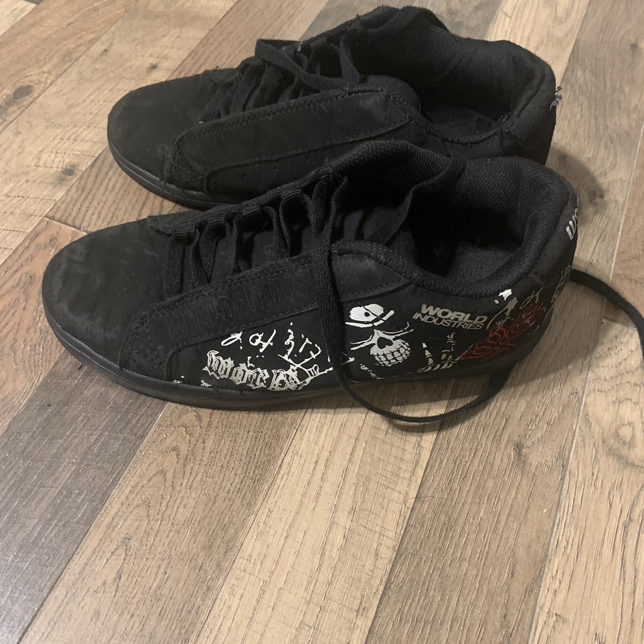 World Industries shoes Skeleton design Made in... - Depop
