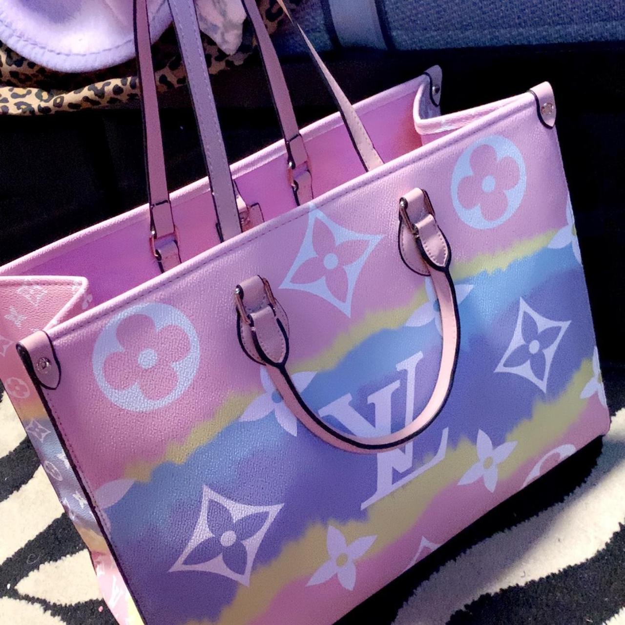 Beautiful large pastel tote bag Brand new never been... - Depop