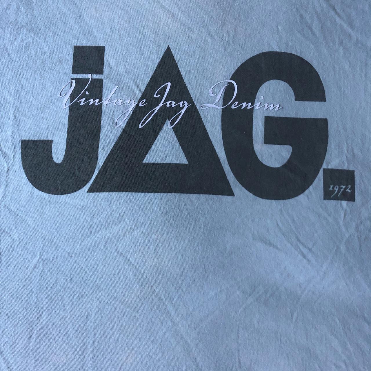 Jag Jeans oversized Tee -light sage colour -mens... - Depop