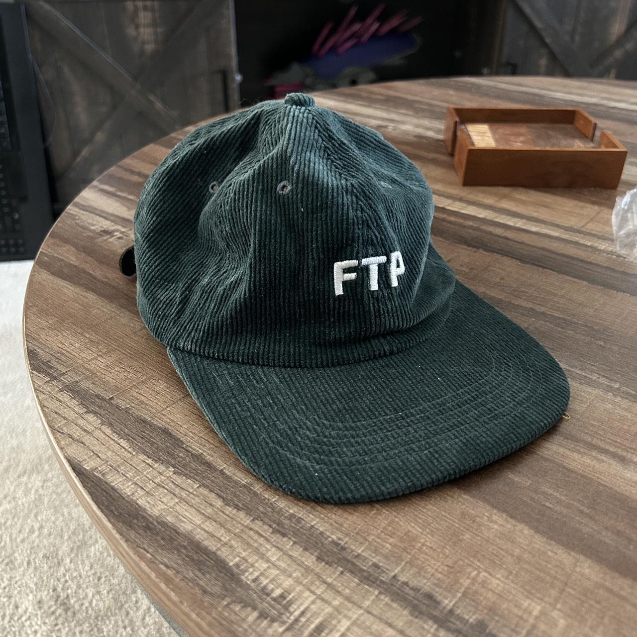 FTP FUCKTHEPOPULATION green corduroy hat little bit... - Depop