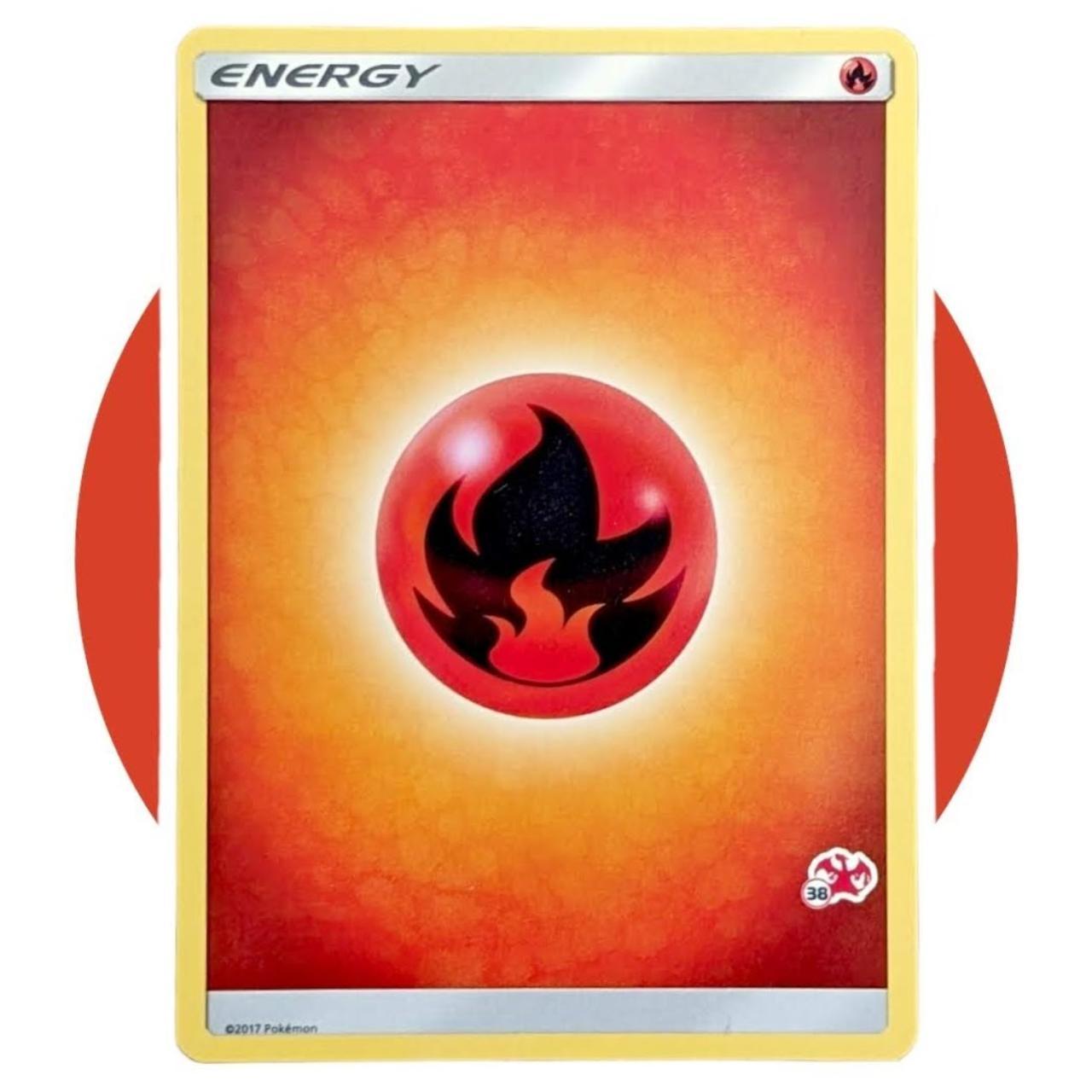 Sun & Moon Pokemon Card (C59): Fire Energy, 38... - Depop