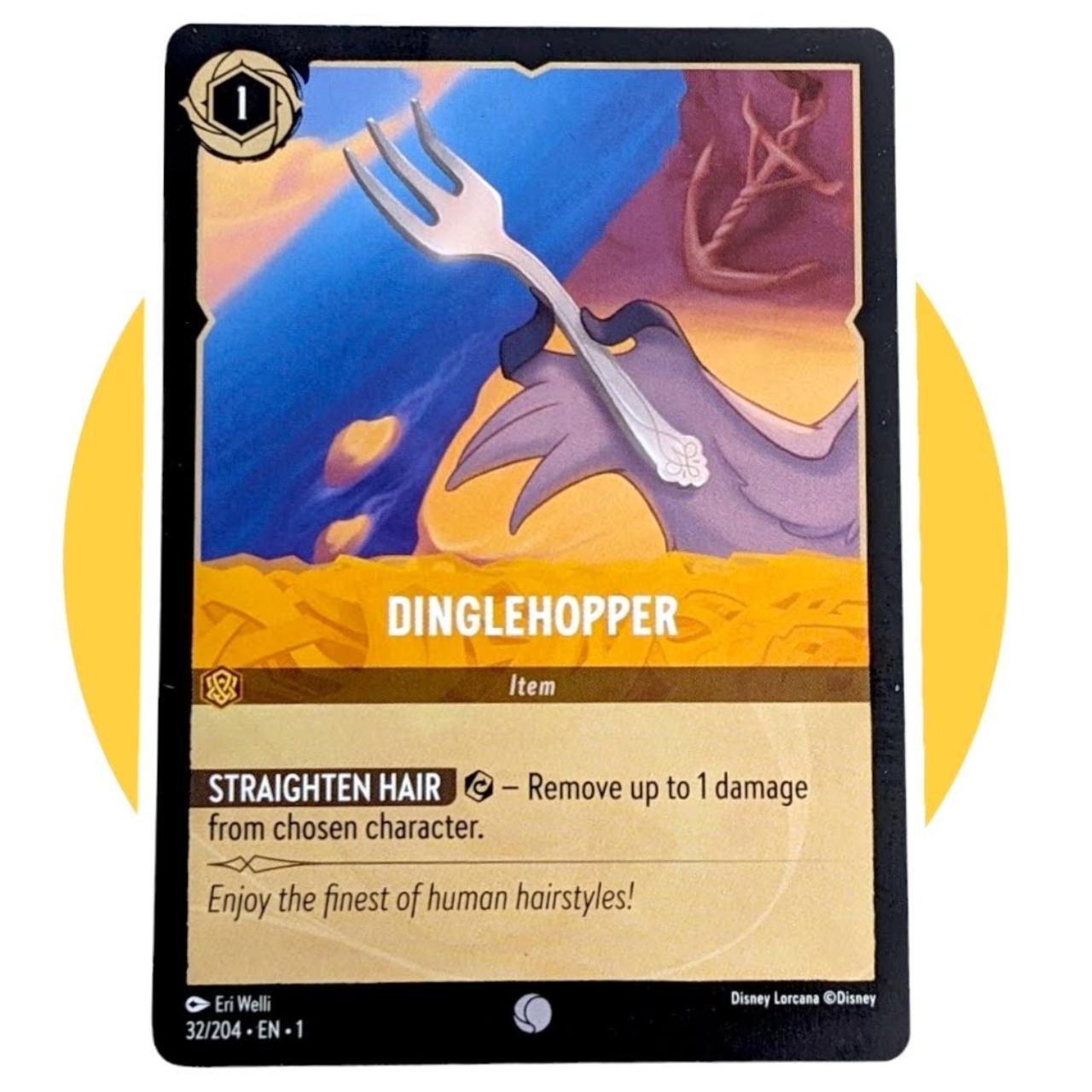 The First Chapter Disney Lorcana Card: Dinglehopper... - Depop