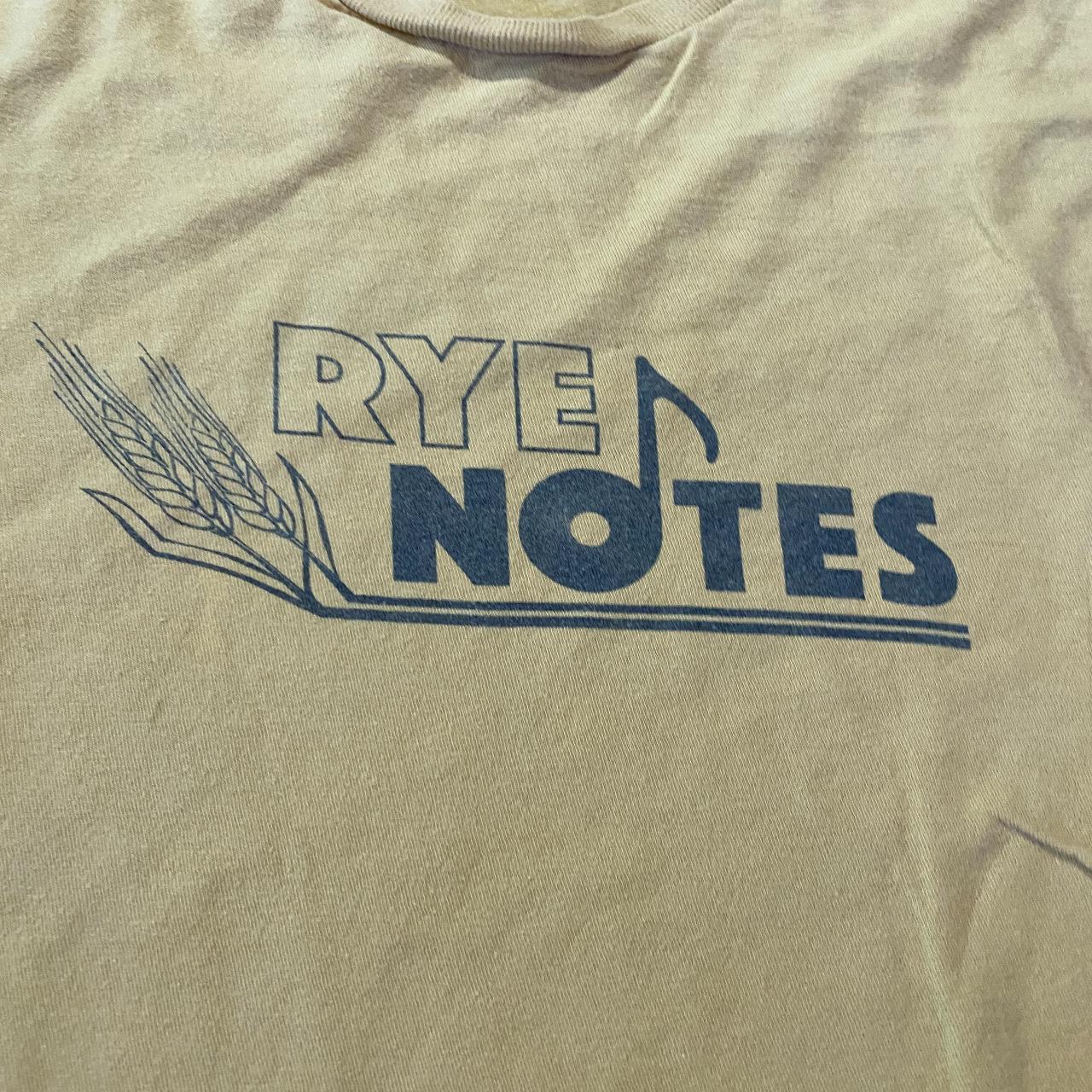 rye notes size t shirt size extra large Pre-Owned.... - Depop