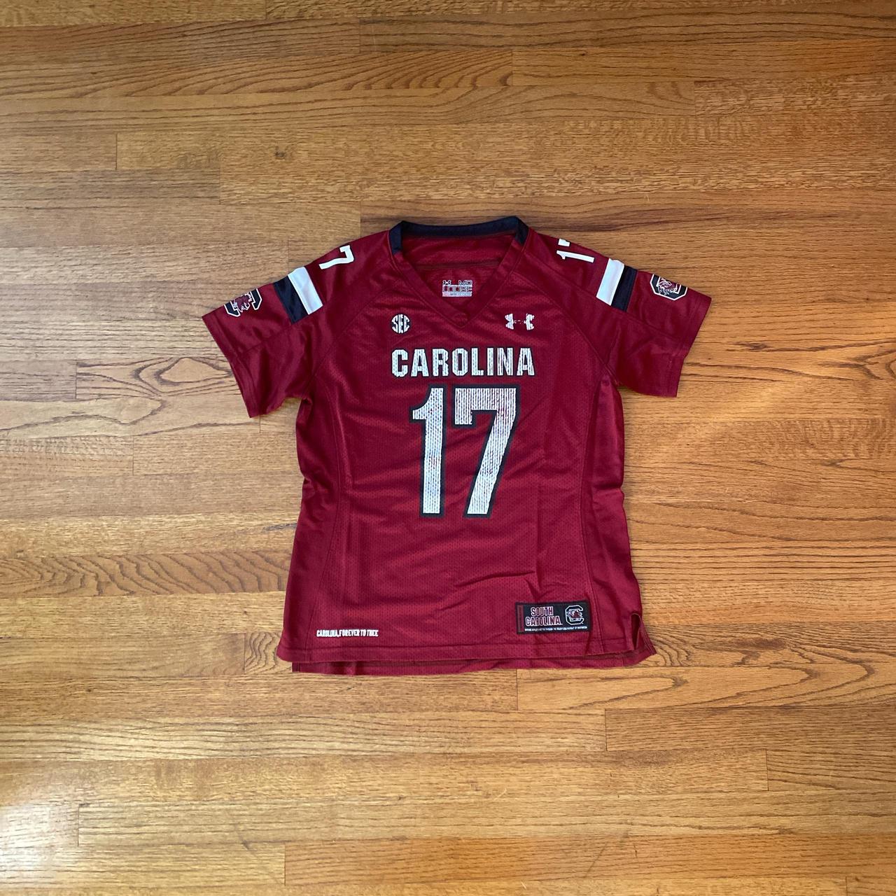 Under Armour Carolina Gamecock #17 Youth Jersey | Depop