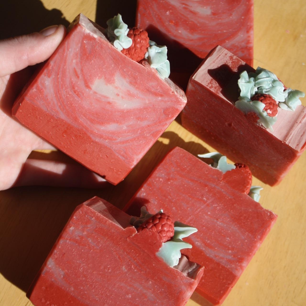 Luxury Raspberry Hand & Body Soap! ️ These bars... - Depop