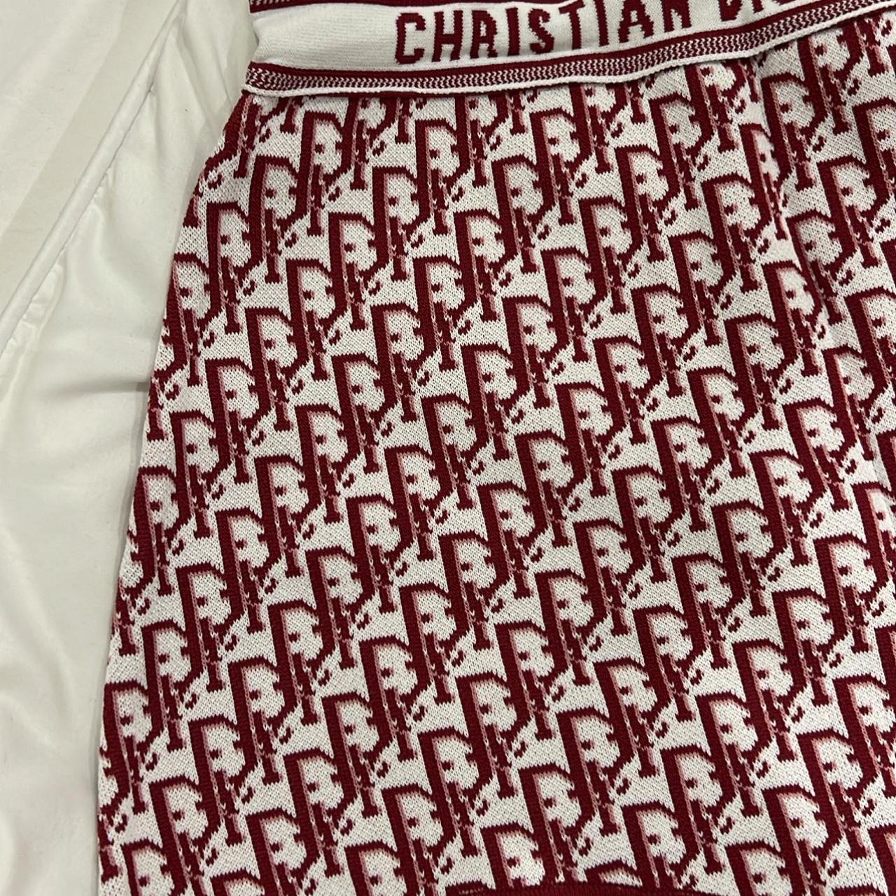 White and red cute Dior Shorts Very pretty and... - Depop