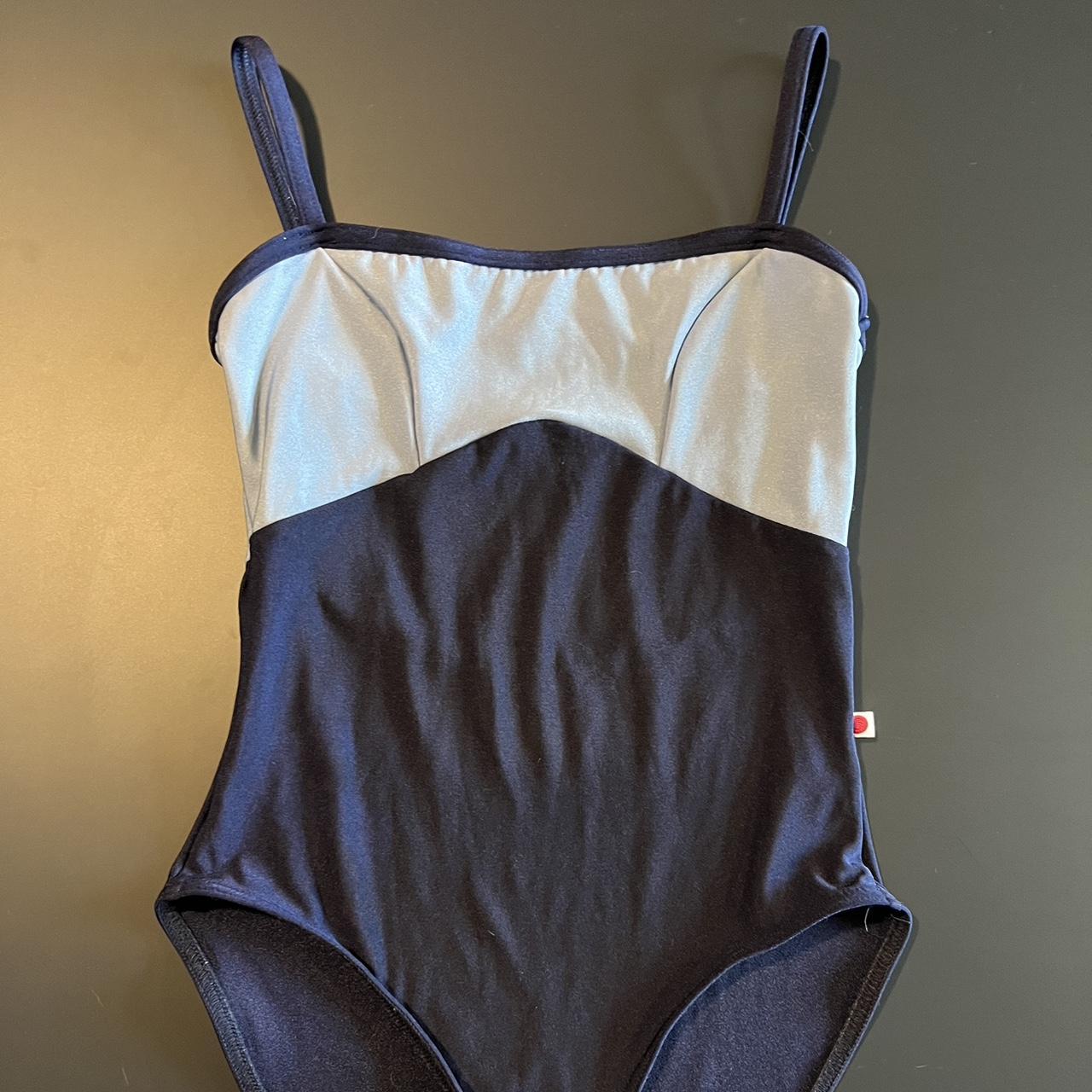 Yumiko Leotard #yumiko #leotard #dancewear #navy... - Depop