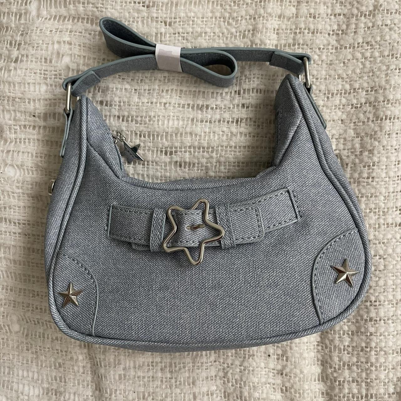 New jean star shoulder bag - Depop