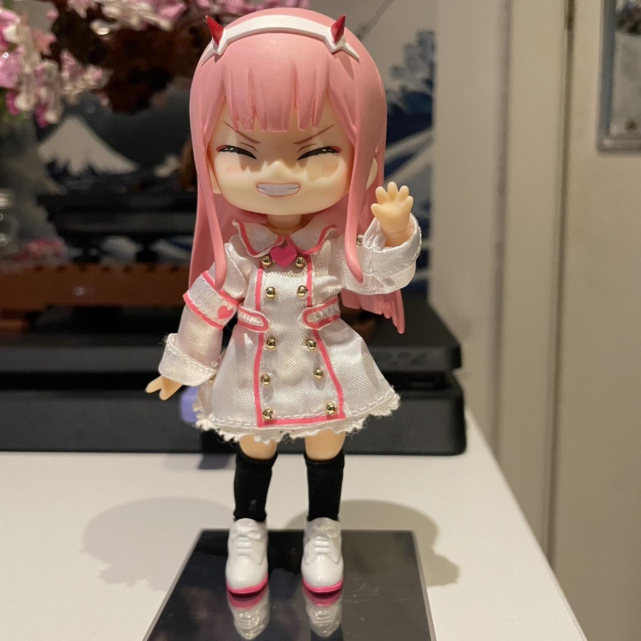 ZERO TWO NENDO pink anime girl figure nendoroid... - Depop