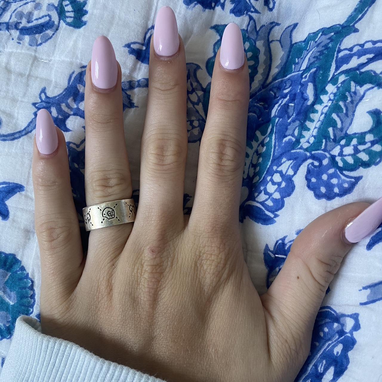 gucci skull and ghost ring thicker model size:... - Depop