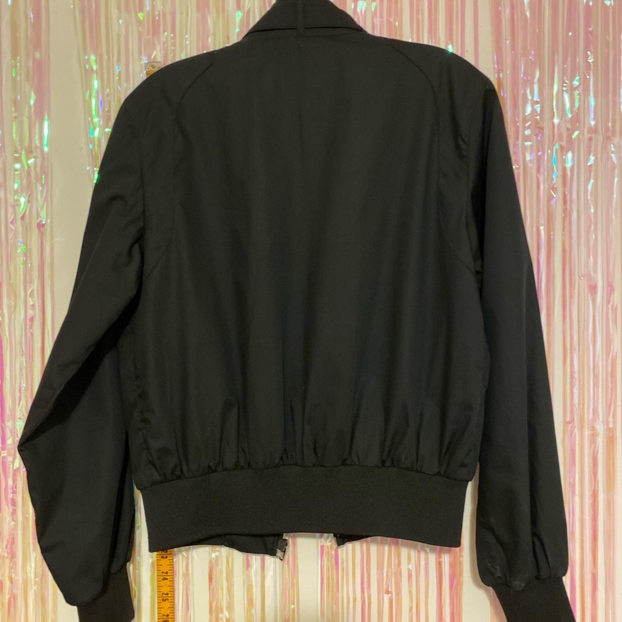 Black Members Only jacket Label size S All black... - Depop