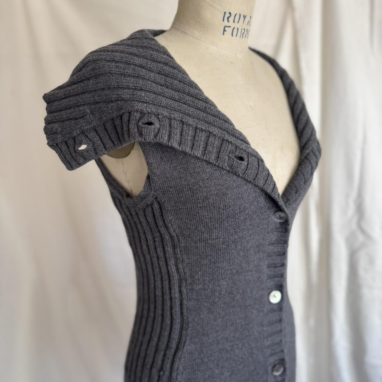 Ego Ipse 100% wool knit turtleneck top Button up... | Depop