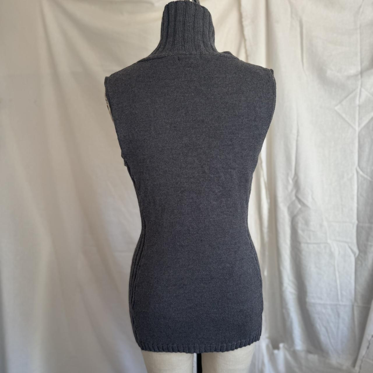 Ego Ipse 100% wool knit turtleneck top Button up... | Depop