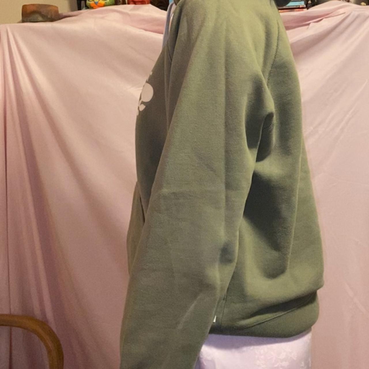 Green Roots Hoodie - no stains or holes - size... - Depop