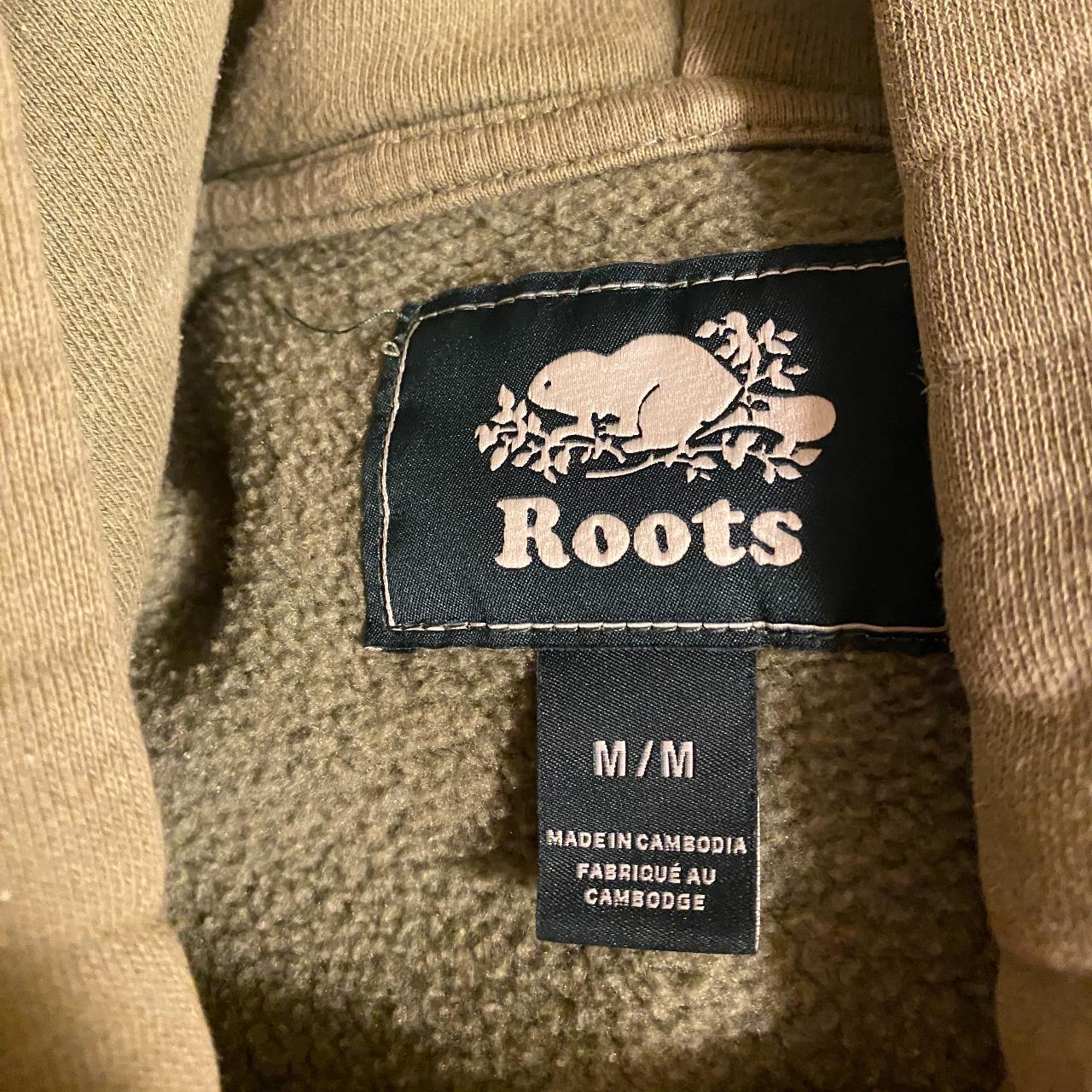 Green Roots Hoodie - no stains or holes - size... - Depop