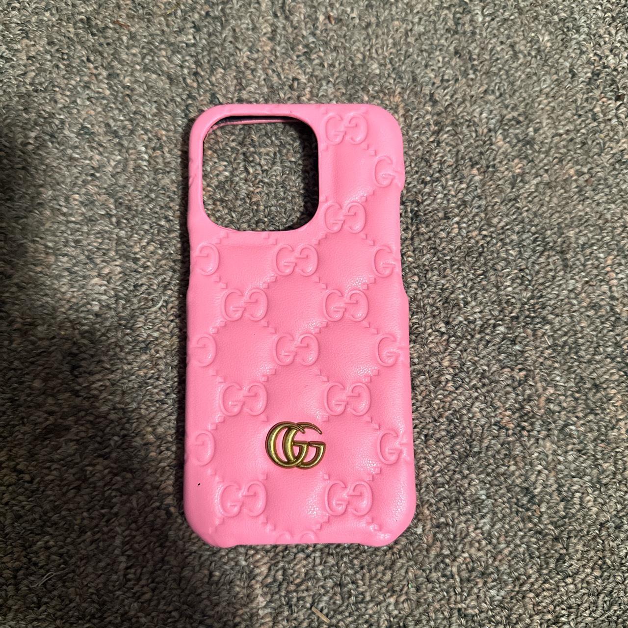 Knock off gucci case never worn iPhone 14 pro - Depop