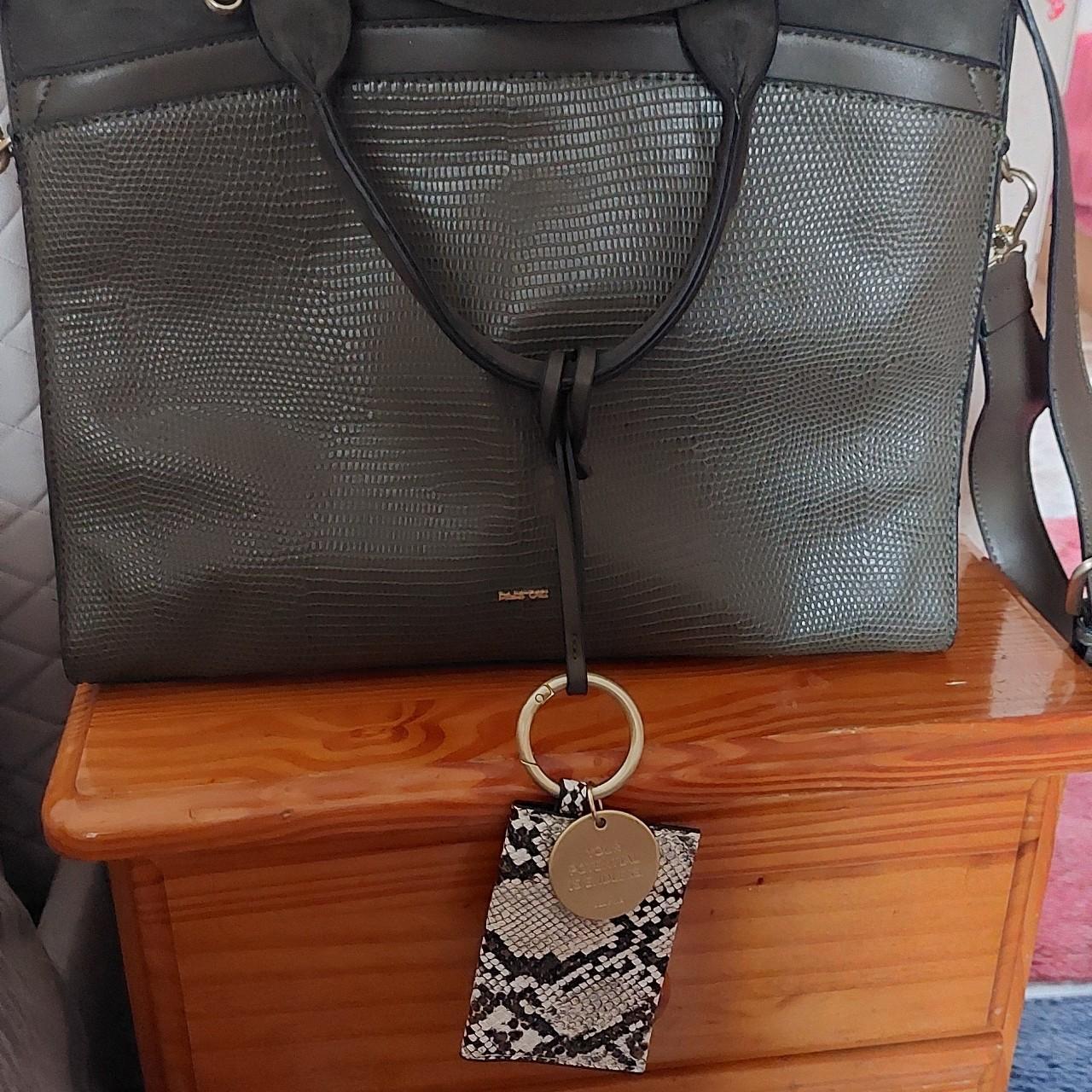 New parfois laptop bag with card holder keyring - Depop