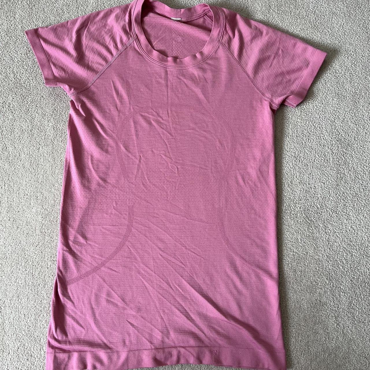Lululemon pink swiftly tech top! Love this colour... - Depop