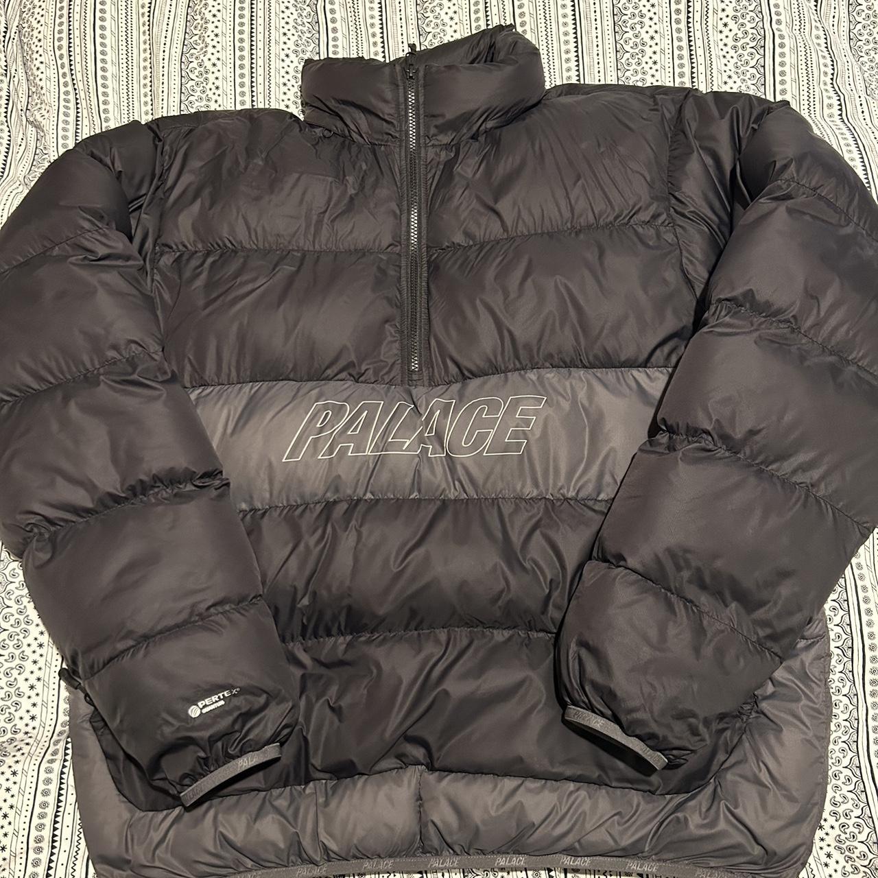 Palace PAL-TEX Puffer Jacket | Grey/Black | Size XL... - Depop