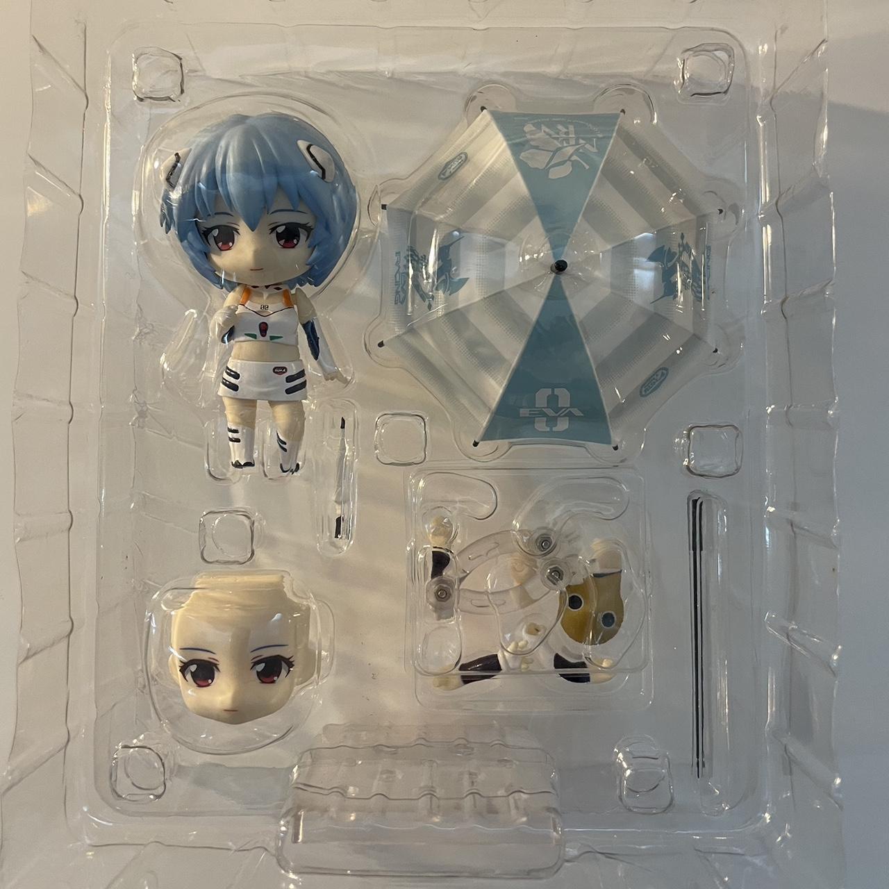 Rei nendoroid with all pieces #reiayanami... - Depop