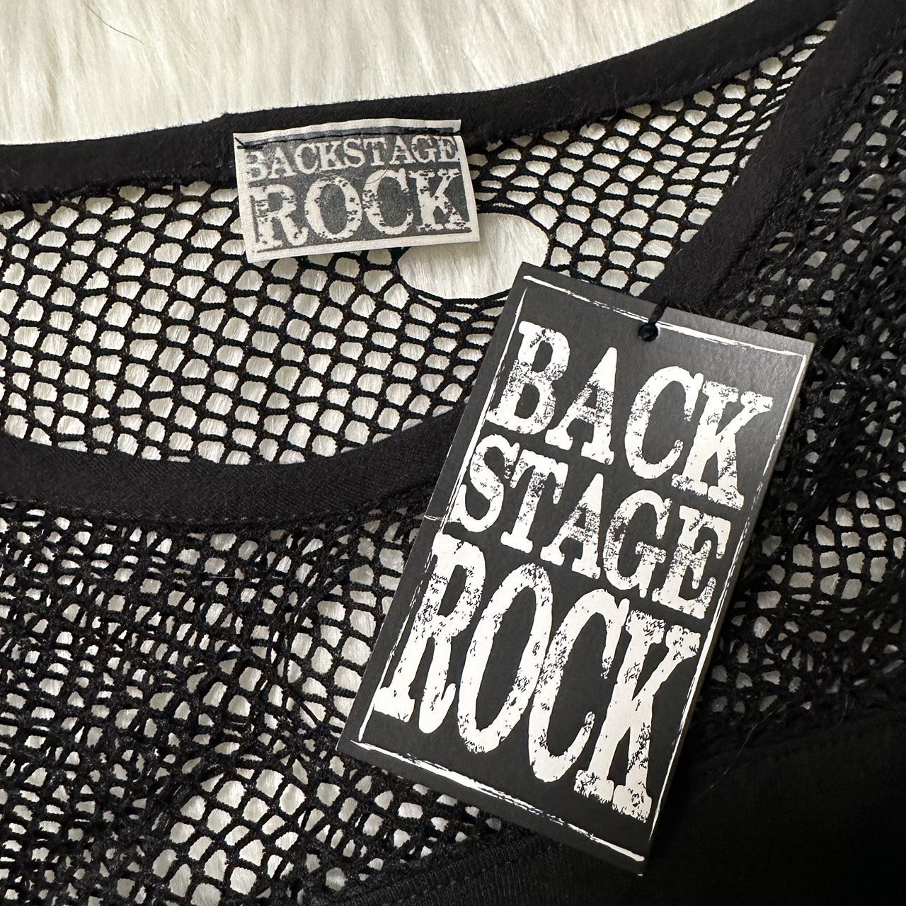 Misfits dress with distressed fishnet sleeves from... - Depop