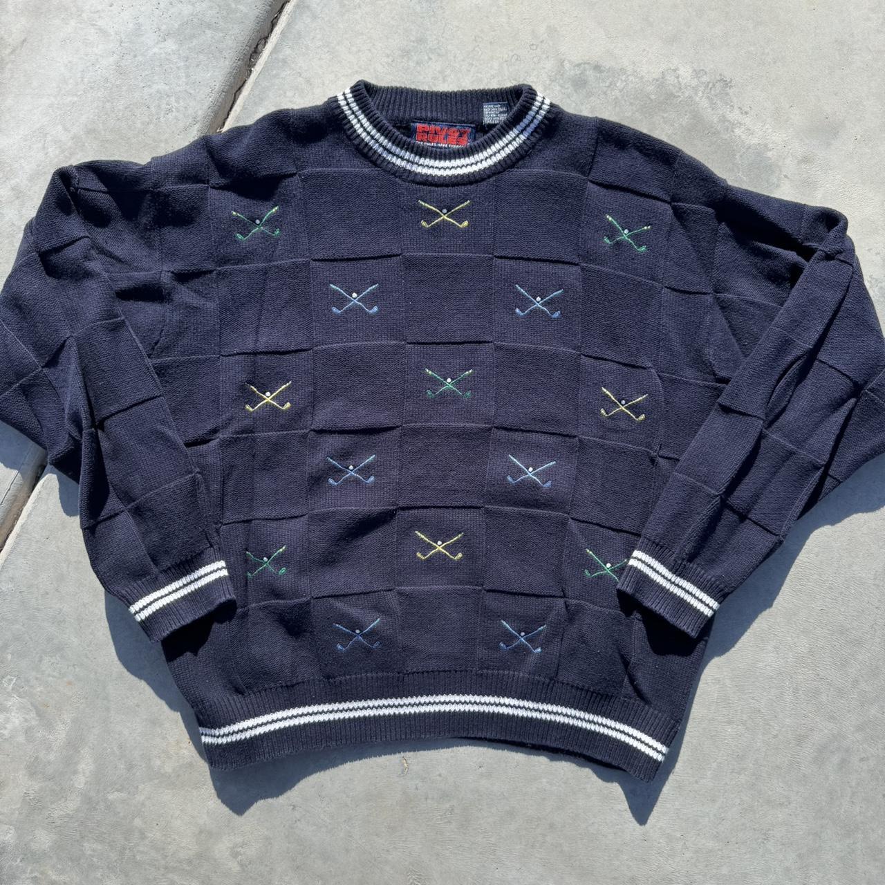 Vintage Pivot Rules golf sweater Tagged a size... - Depop