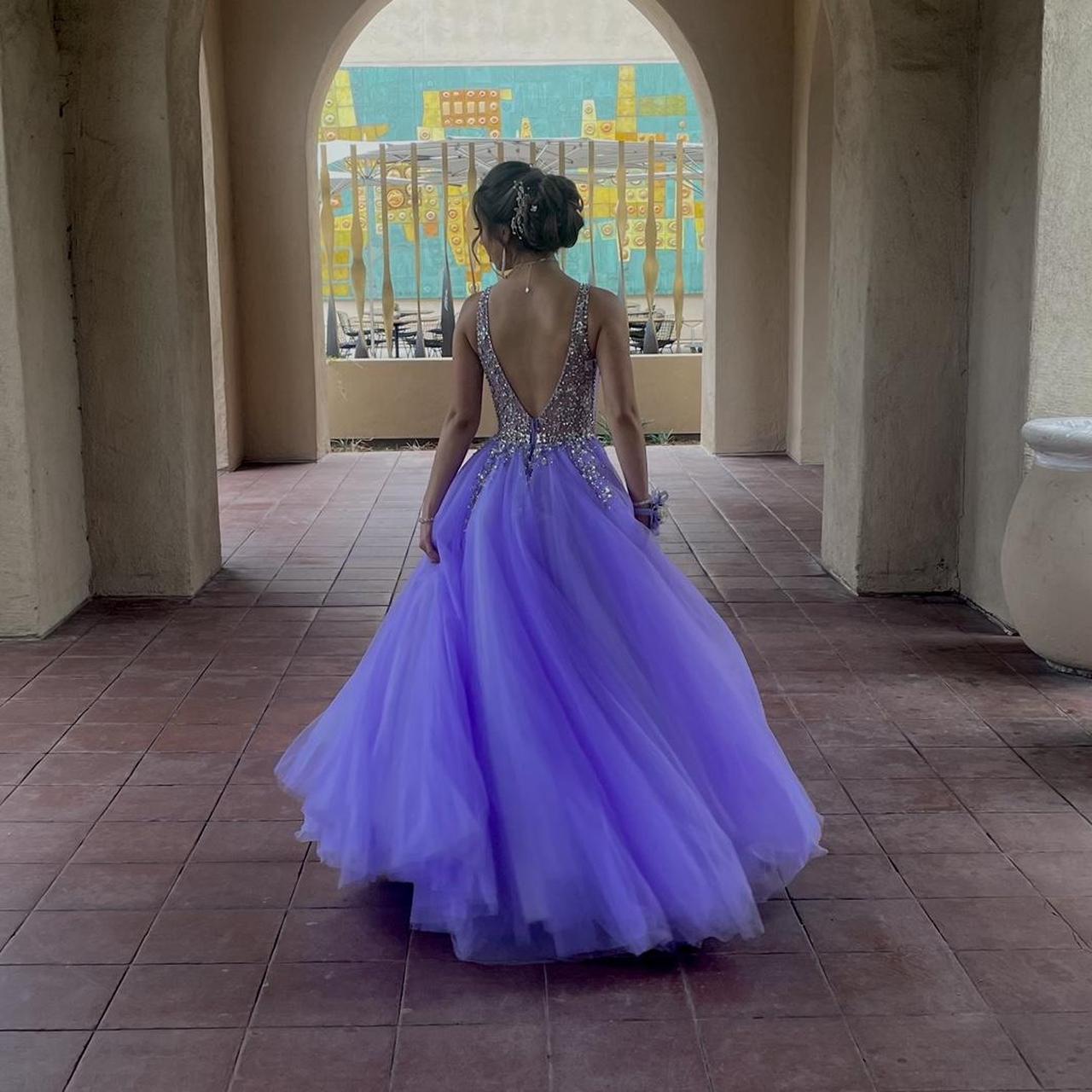 -MOST GORGEOUS INSANE CRYSTAL EMBELLISHED BALL GOWN... - Depop