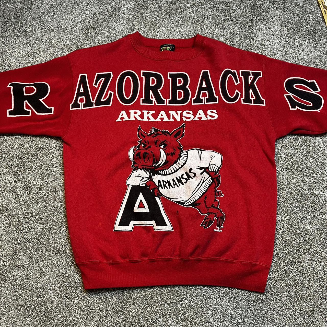 Vintage Arkansas Razorbacks all over print... - Depop