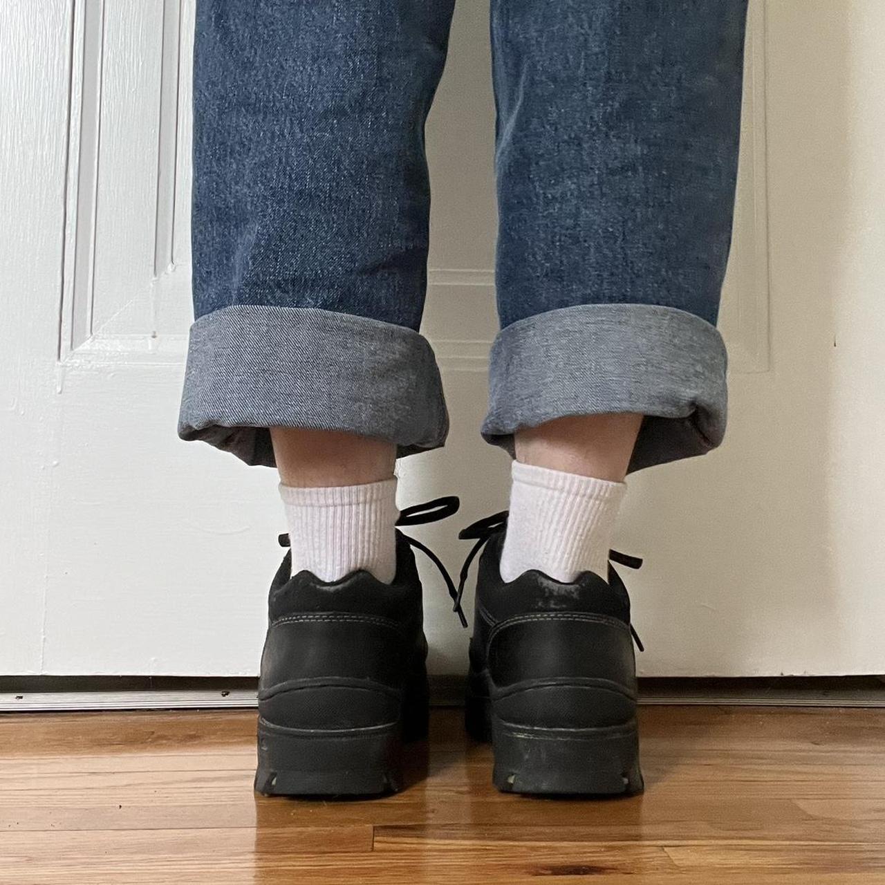 PLATFORM SKECHERS JAMMERS vintage 90s chunky black... - Depop