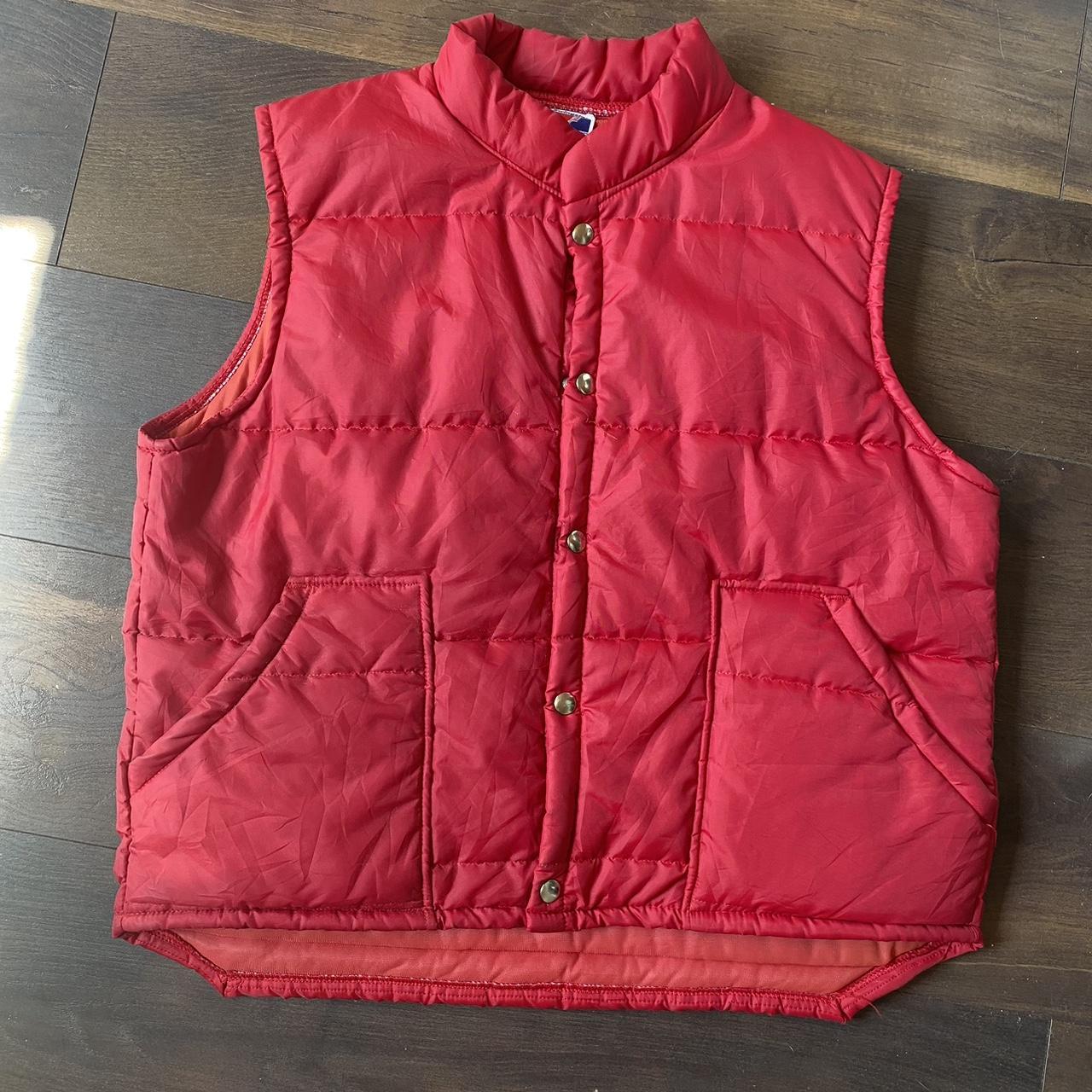 Vintage Red Vest 🎈 - Depop