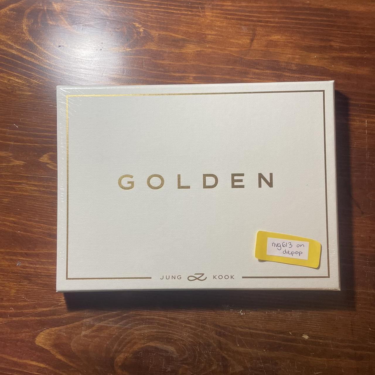 GOLDEN (SOLID VER.) ALBUM SEALED •official... - Depop