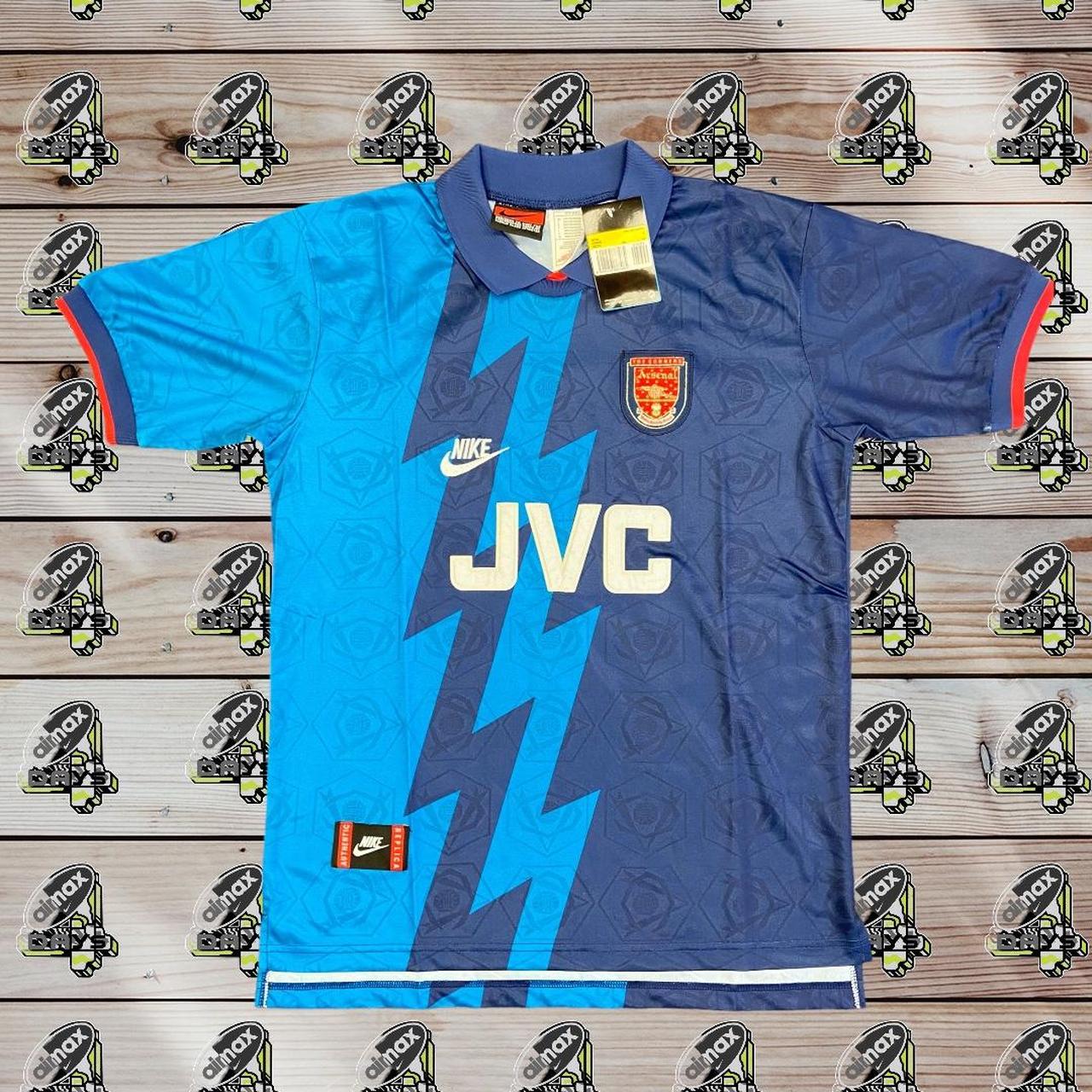 Arsenal 95/96 Away Kit UK Mens Small -... - Depop