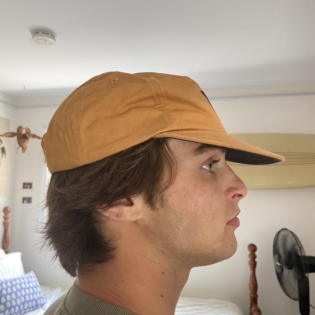 Girl x Volcom mustard yellow unconstructed hat.... - Depop