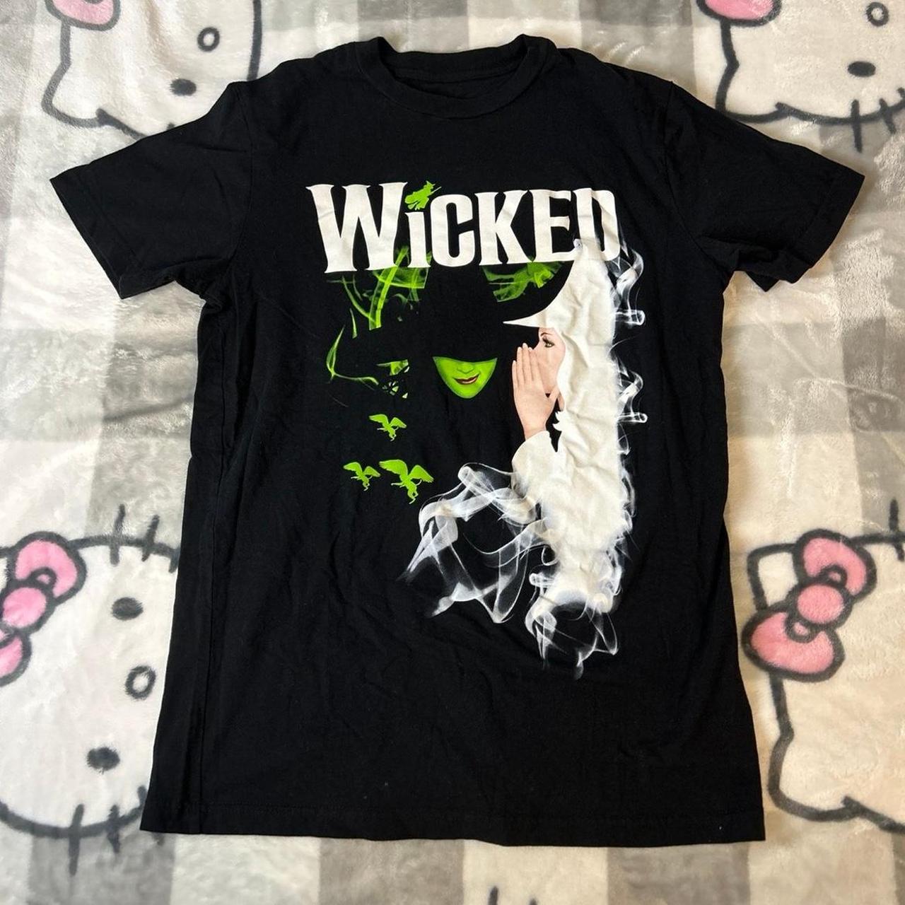 wicked tee broadway wicked tshirt will be lint... - Depop