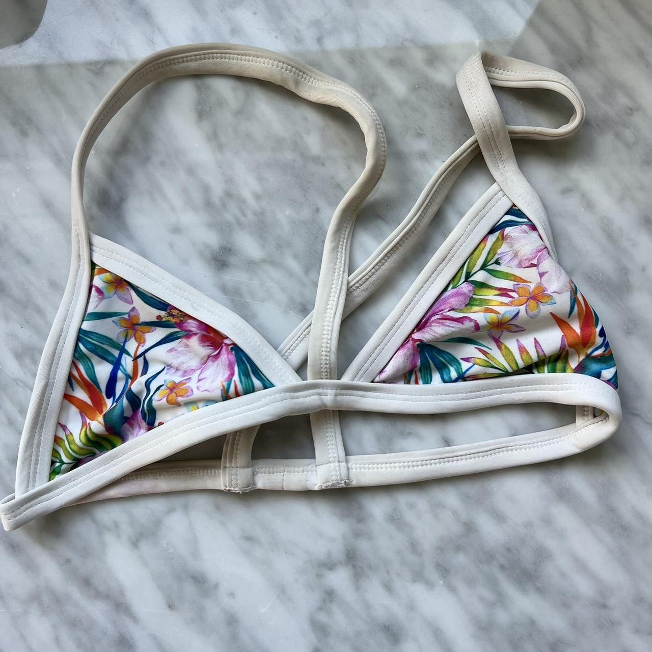 Posh Pua bikini Kainalu bikini top in Maui white XS | Depop