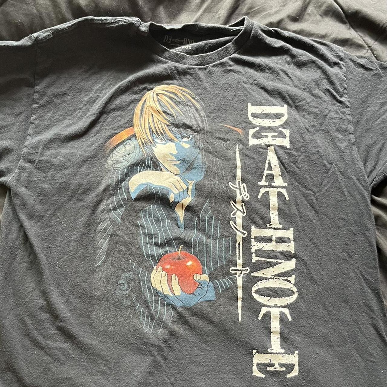 Death Note anime shirt Men’s Large but fits like a... - Depop