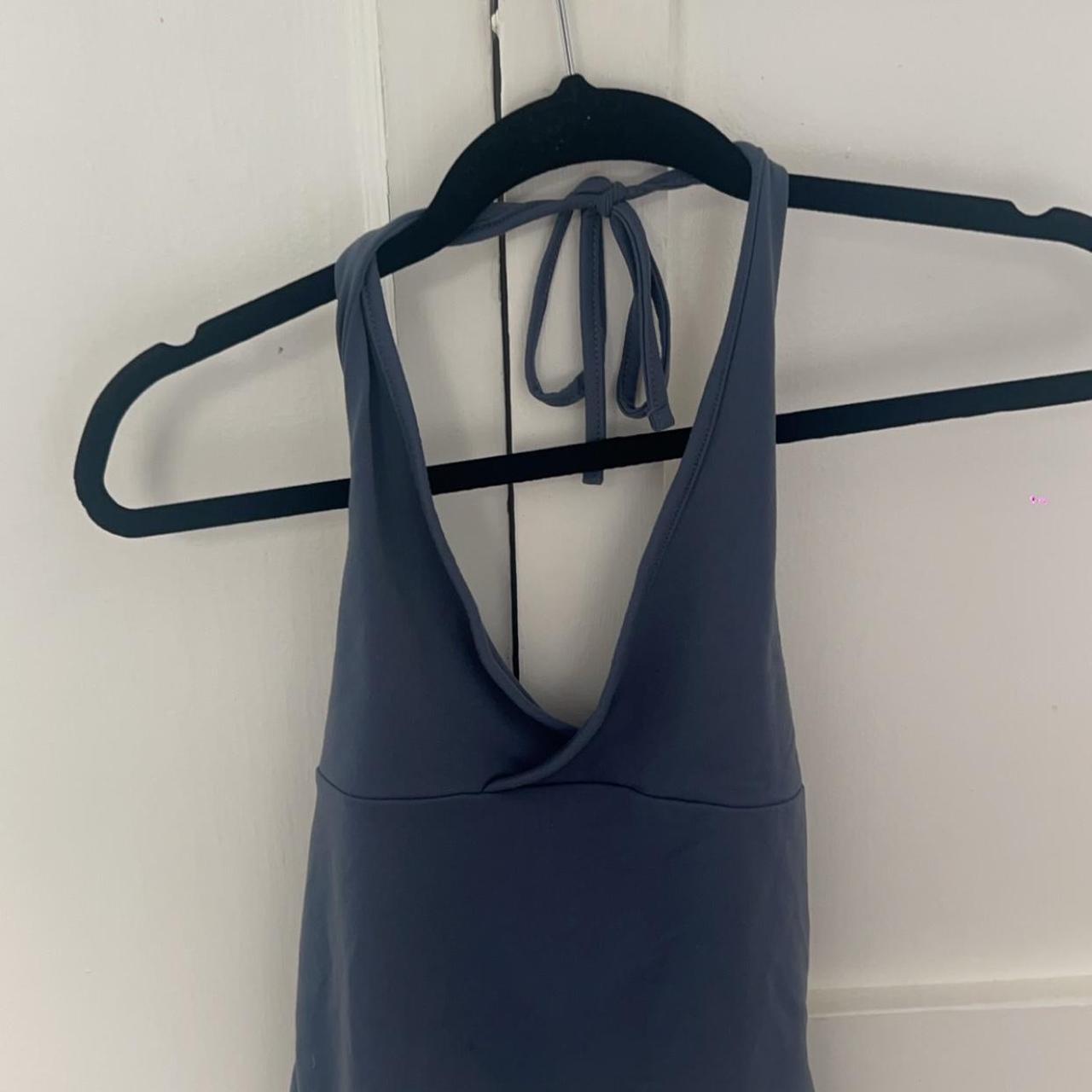 GLASSONS dusty blue super soft halter tank. Never... - Depop