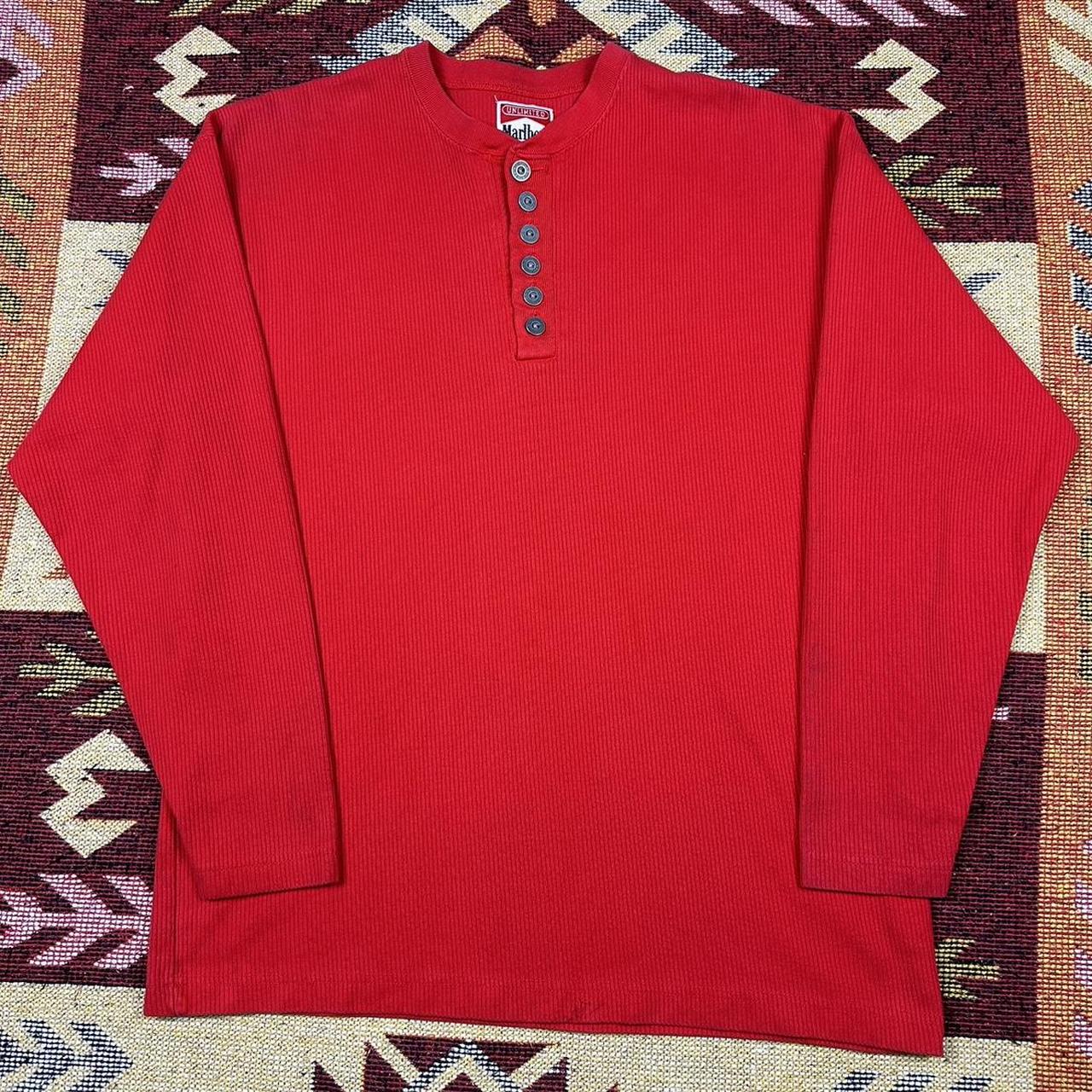 American Vintage Men's Red Shirt | Depop