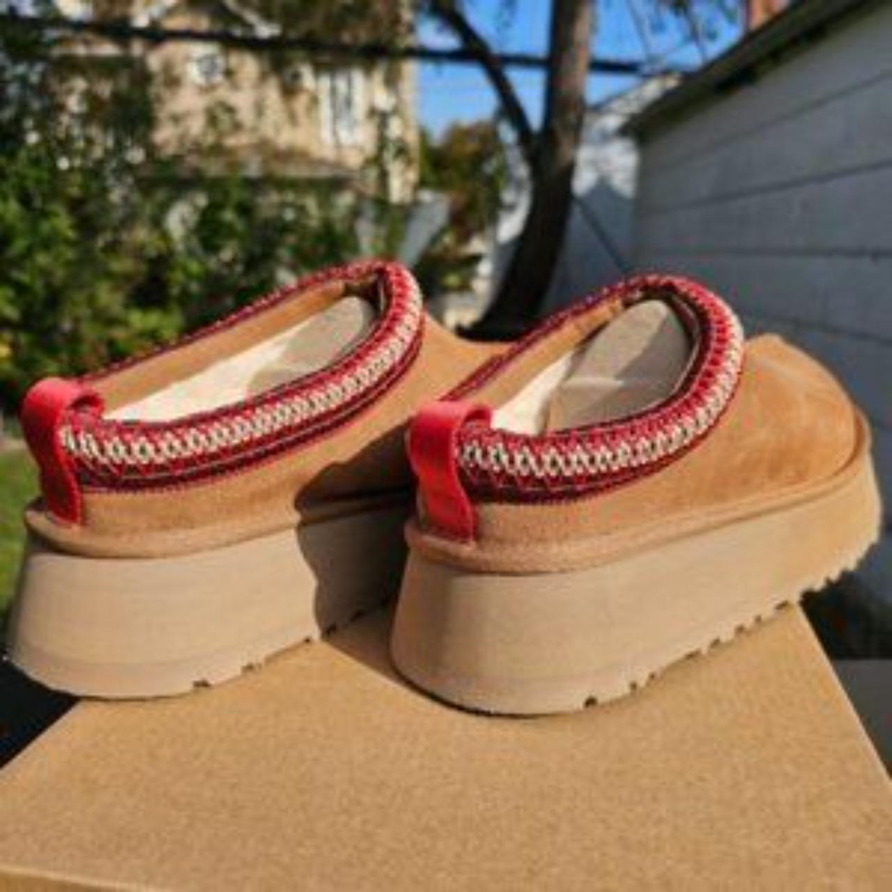 Women’s UGG Tazz Chestnut Platform Mule Slipper Clog... - Depop