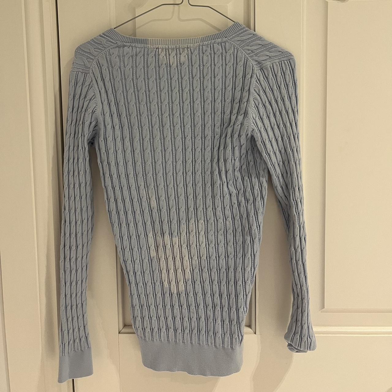 Tommy Hilfiger knit jumper Size small Stain on back... - Depop