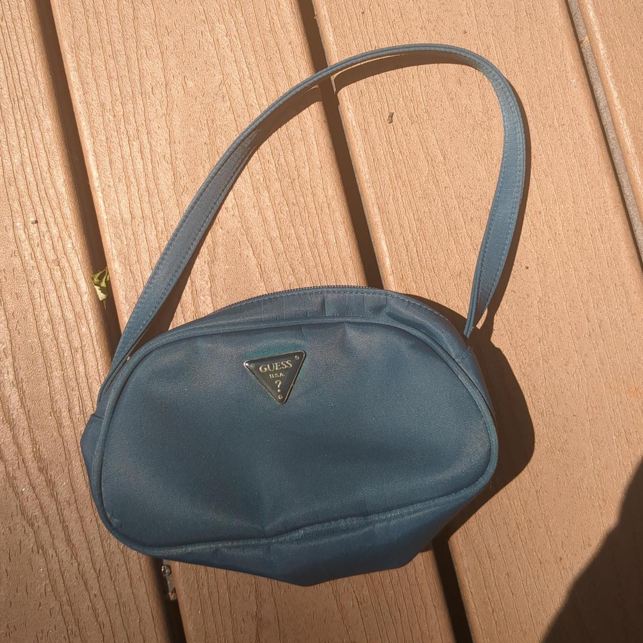 Guess Women's Blue Bag | Depop