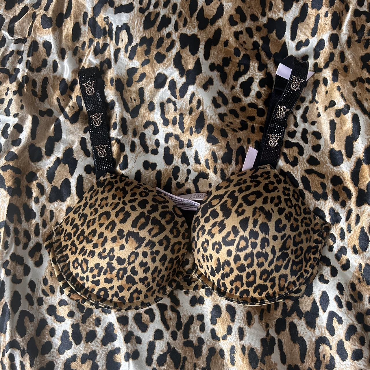 nwt trending victoria’s secret bling leopard print... - Depop