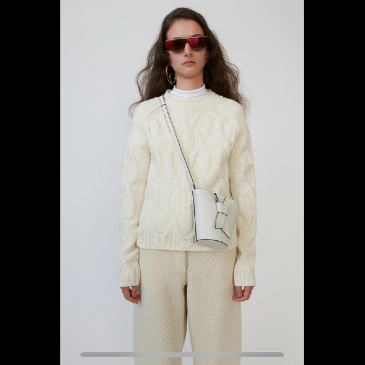 Acne Studios Kannick Cable knit Wool Sweater Color:... | Depop